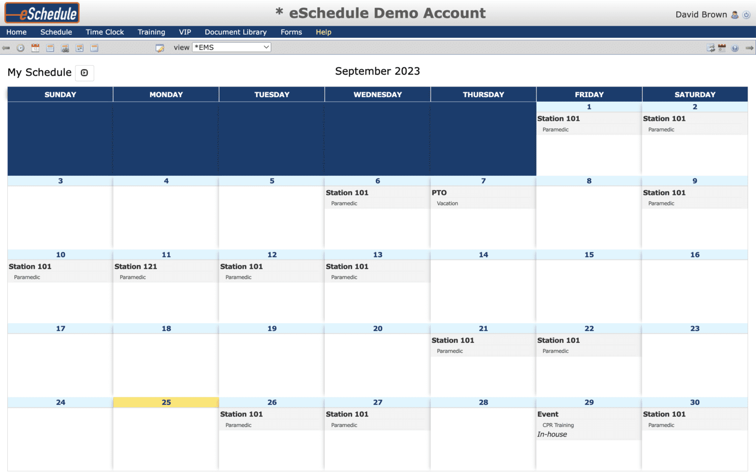 EMS Scheduling Software ESchedule EMS Scheduling Software ESchedule